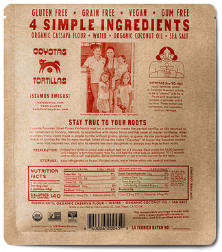 TORTILLAS SMALL / 12 COUNT PER PACK – COYOTAS